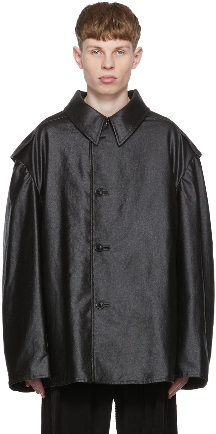 Maison Margiela Black Cotton Jacket Maison Margiela