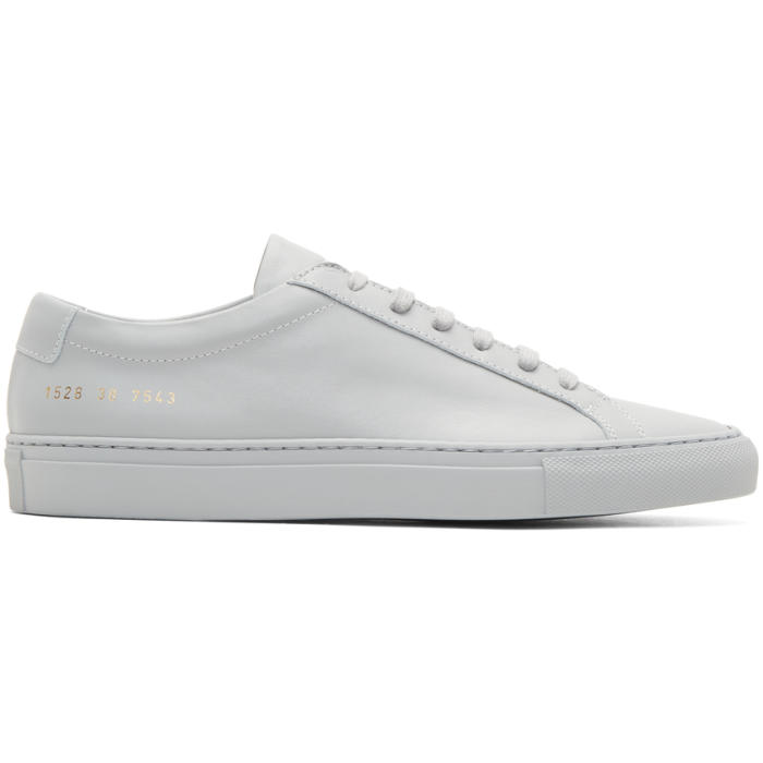 Common Projects Grey Original Achilles Low Sneakers Common Projects