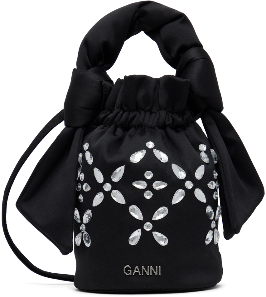 GANNI Black Occasion Top Handle Bag GANNI