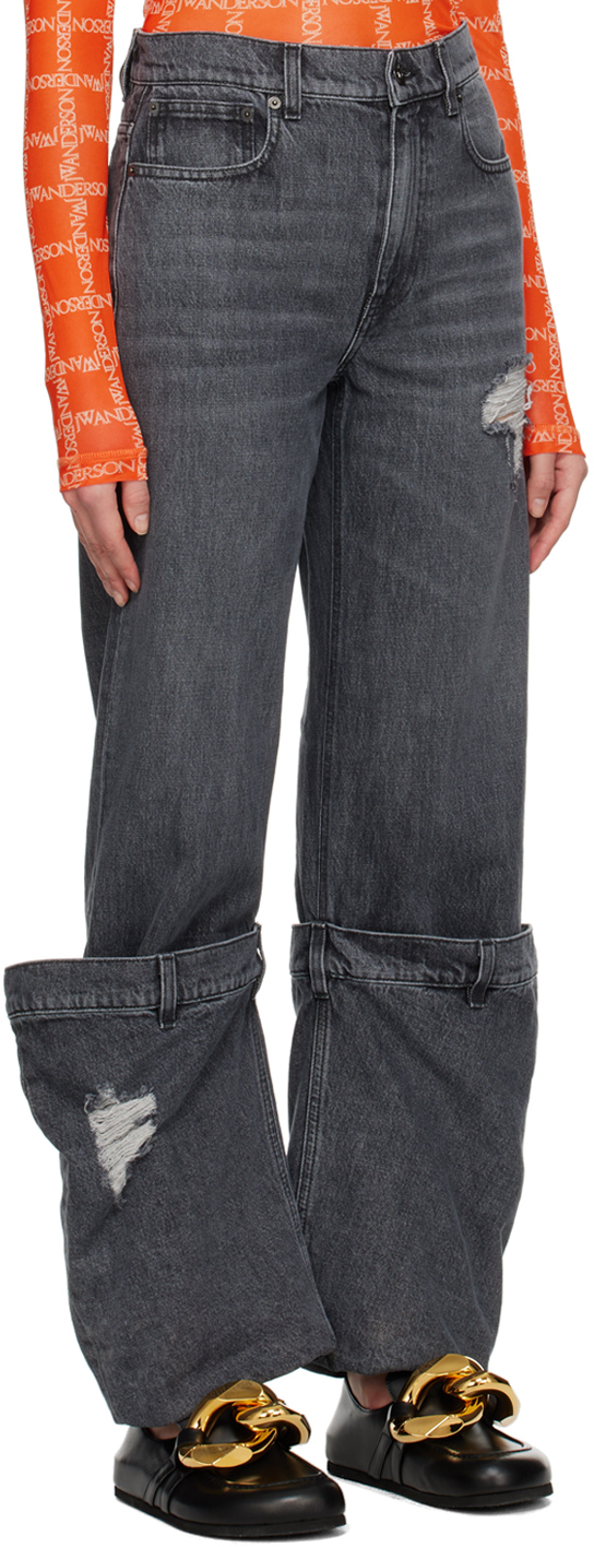 JW Anderson Gray Bucket Jeans JW Anderson