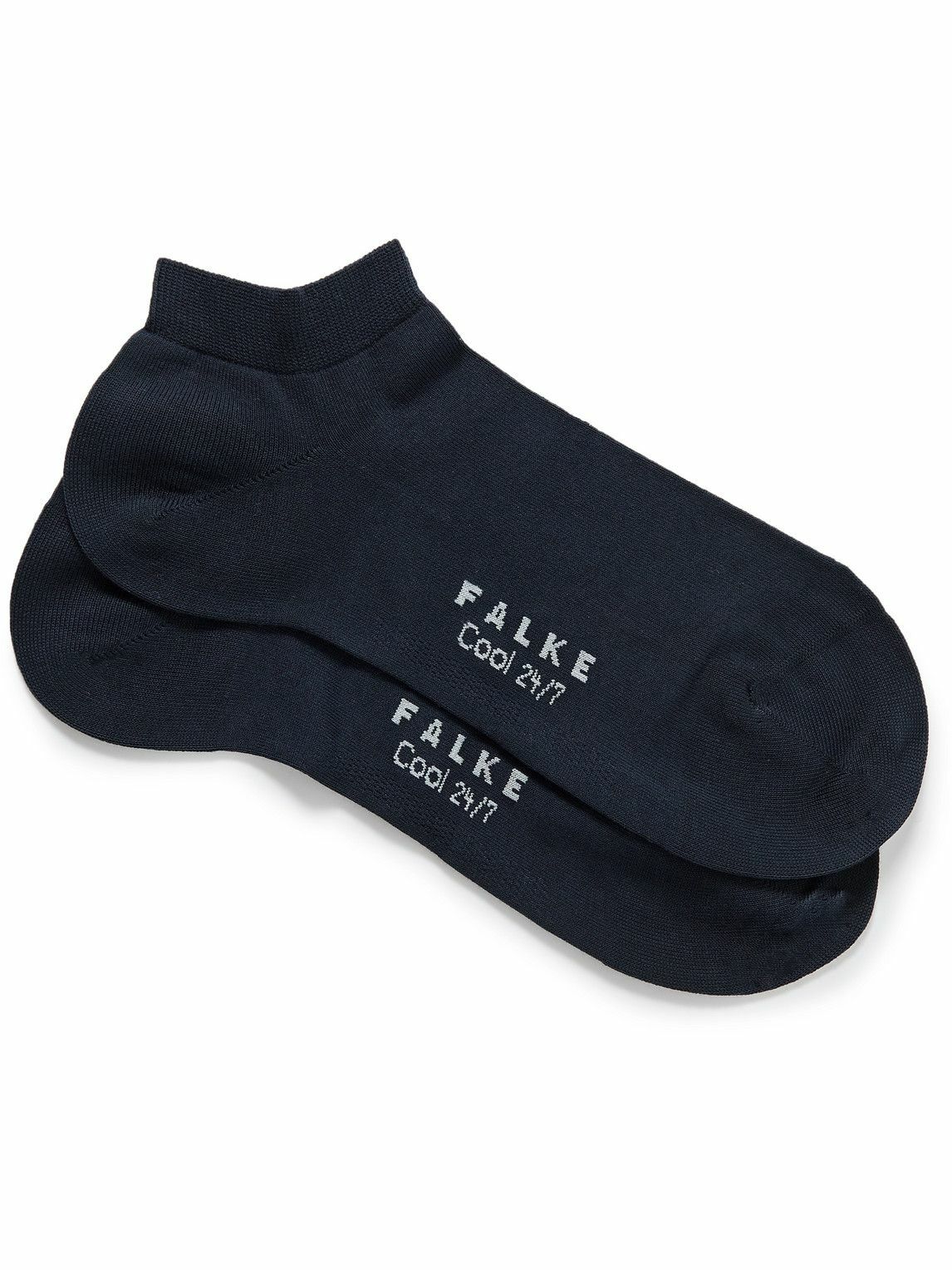 Falke - Cool 24/7 Cotton-Blend Socks - Blue FALKE Ergonomic Sport System