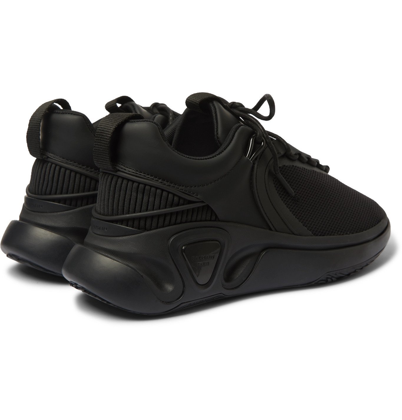 Balmain - B-Runner Nylon and Mesh Sneakers - Black Balmain