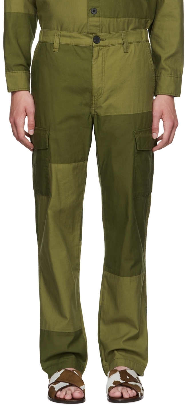 FRAME Green Cotton Cargo Pants Frame Denim