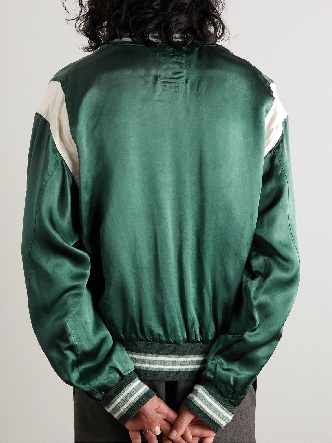 Visvim - Douglas Satin Bomber Jacket - Green Visvim