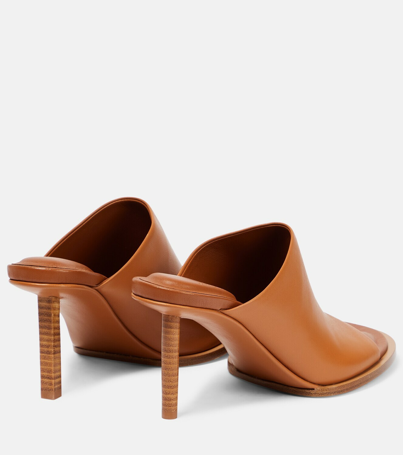 Jacquemus - Les Mules Carrés Ronds leather mules Jacquemus
