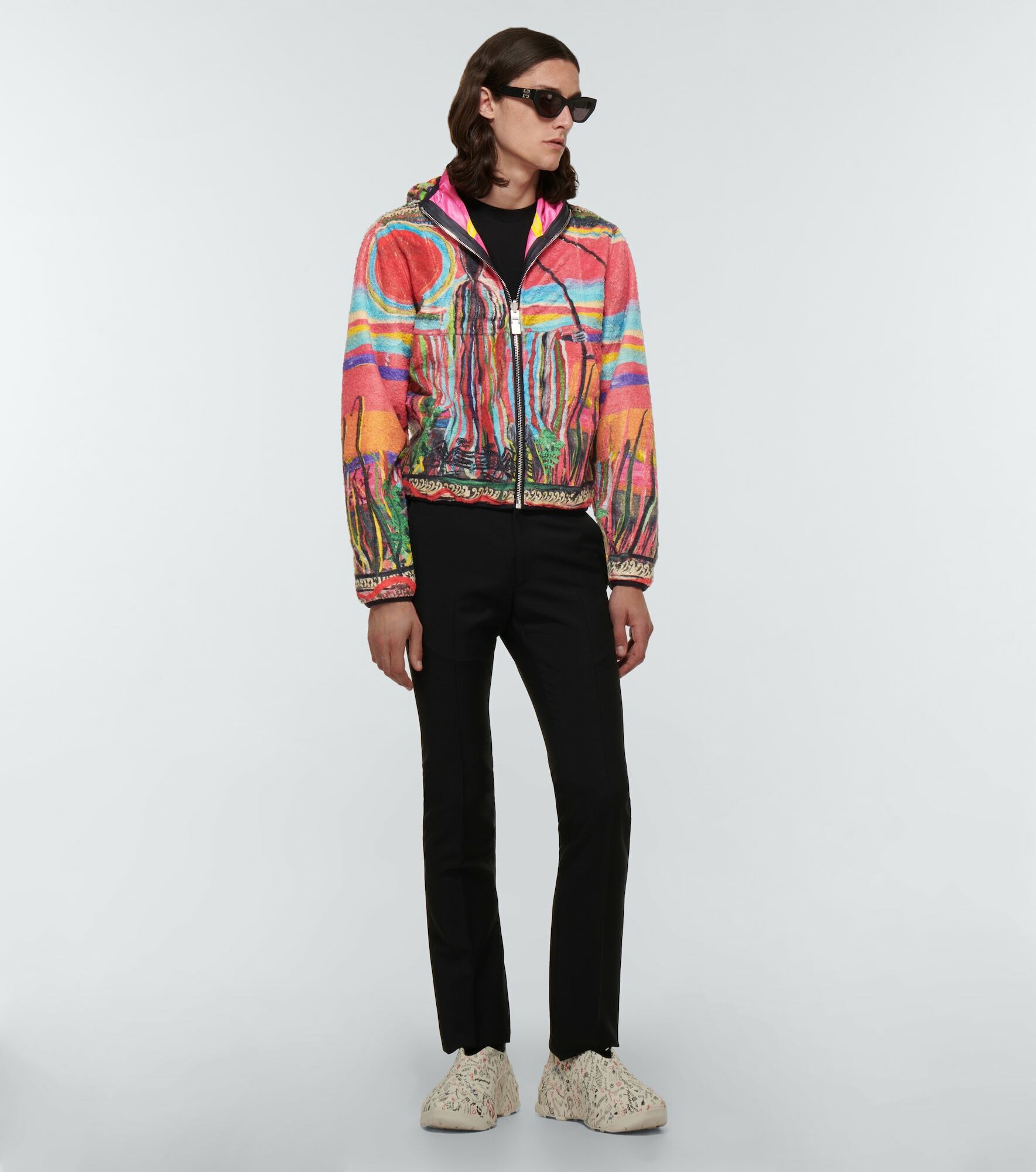 Givenchy - x Josh Smith reversible fleece jacket Givenchy