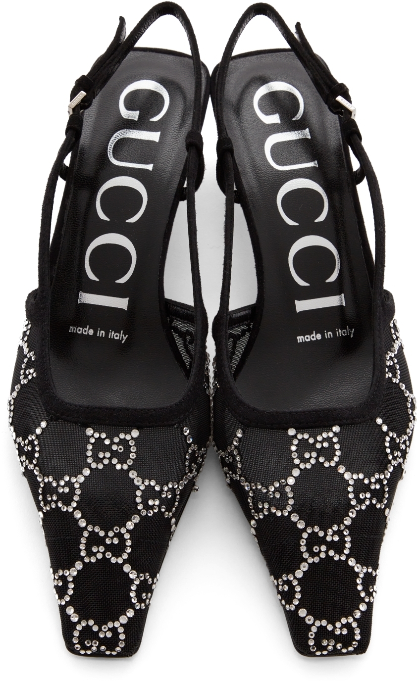 Gucci Black GG Tom Slingback Heels Gucci