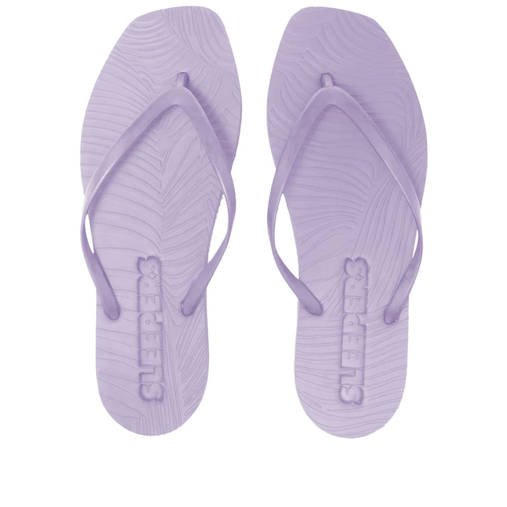 Sleepers Tapered Signature Flip Flop in Lavender Sleepers