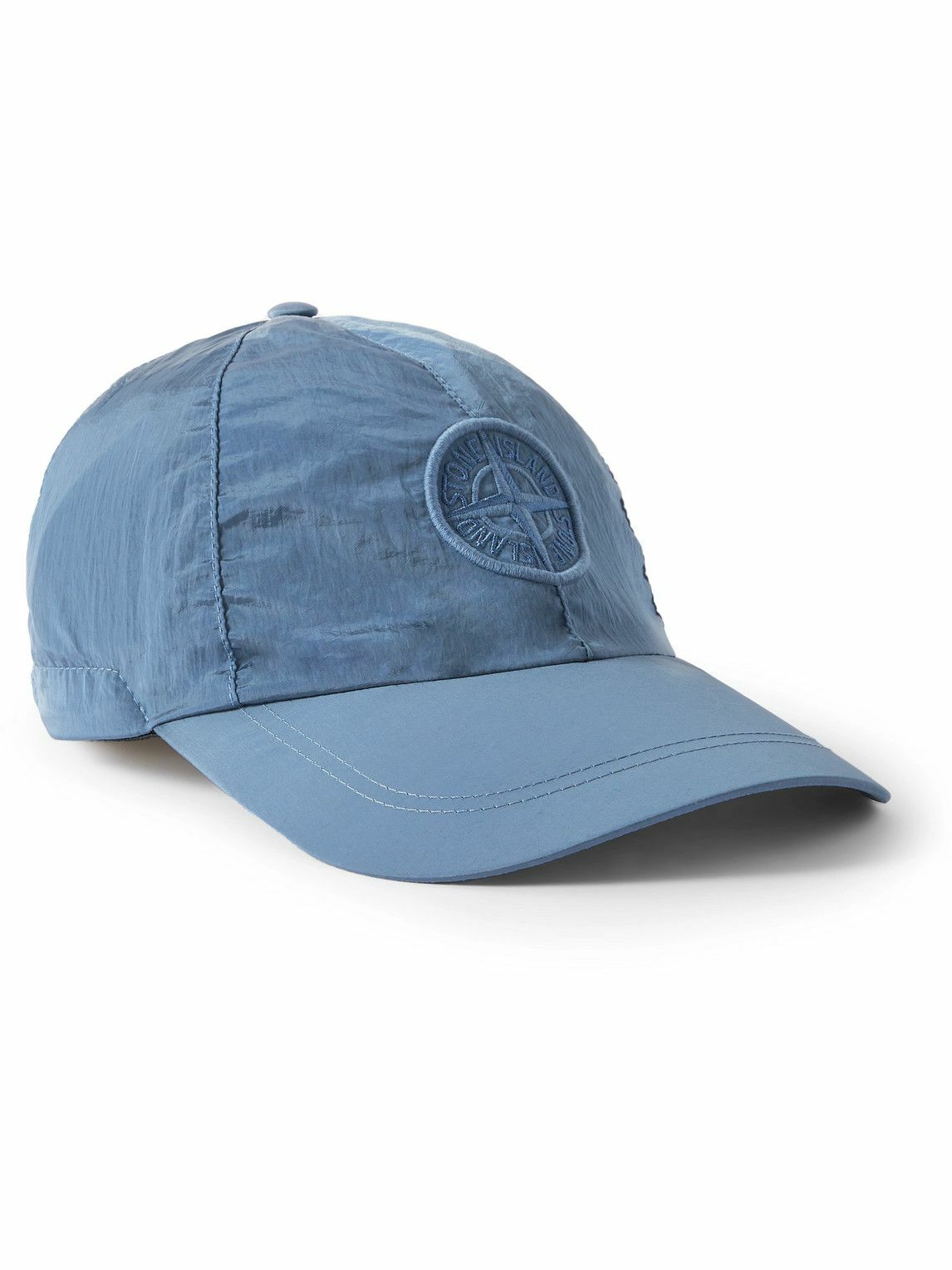 Stone Island - Logo-Appliquéd ECONYL® Baseball Cap - Blue Stone Island