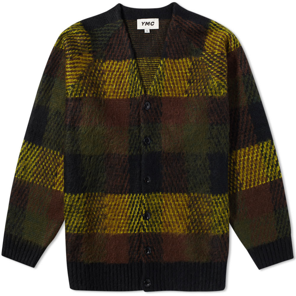 YMC Left Back Patchwork Cardigan YMC