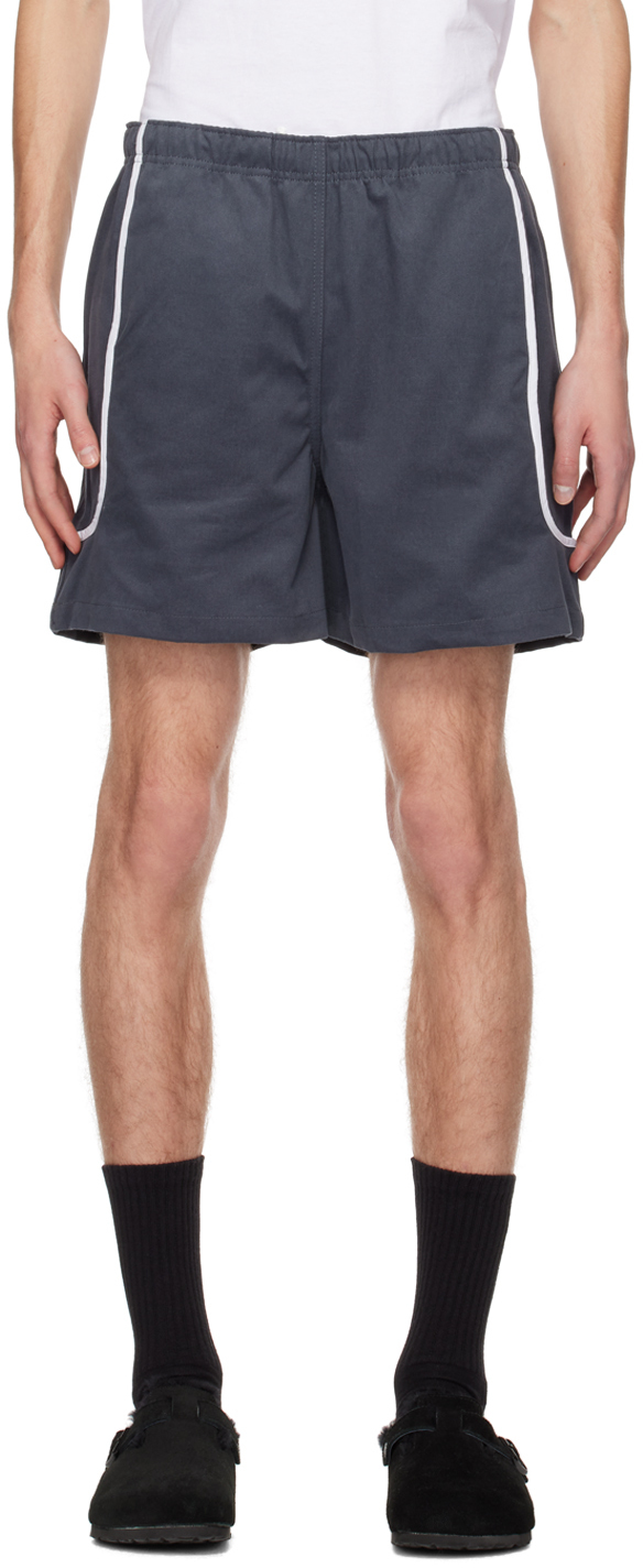 Whim Golf Navy Piping Shorts