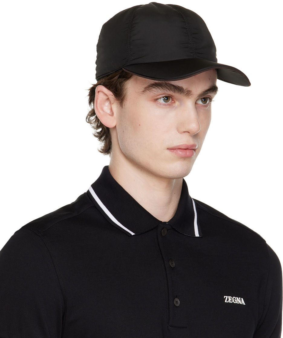 ZEGNA Black Zephyr Cap Zegna