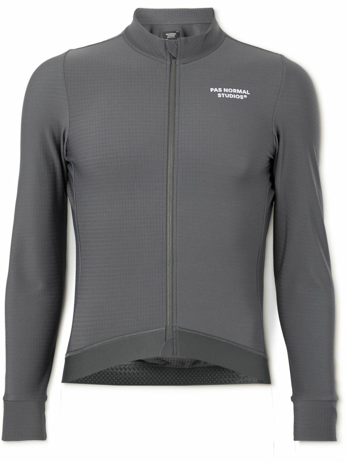 Pas Normal Studios - Essential Logo-Print Cycling Jersey - Gray Pas ...