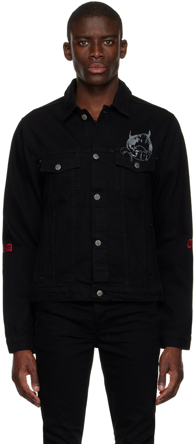 Ksubi Black Devil Denim Jacket Ksubi