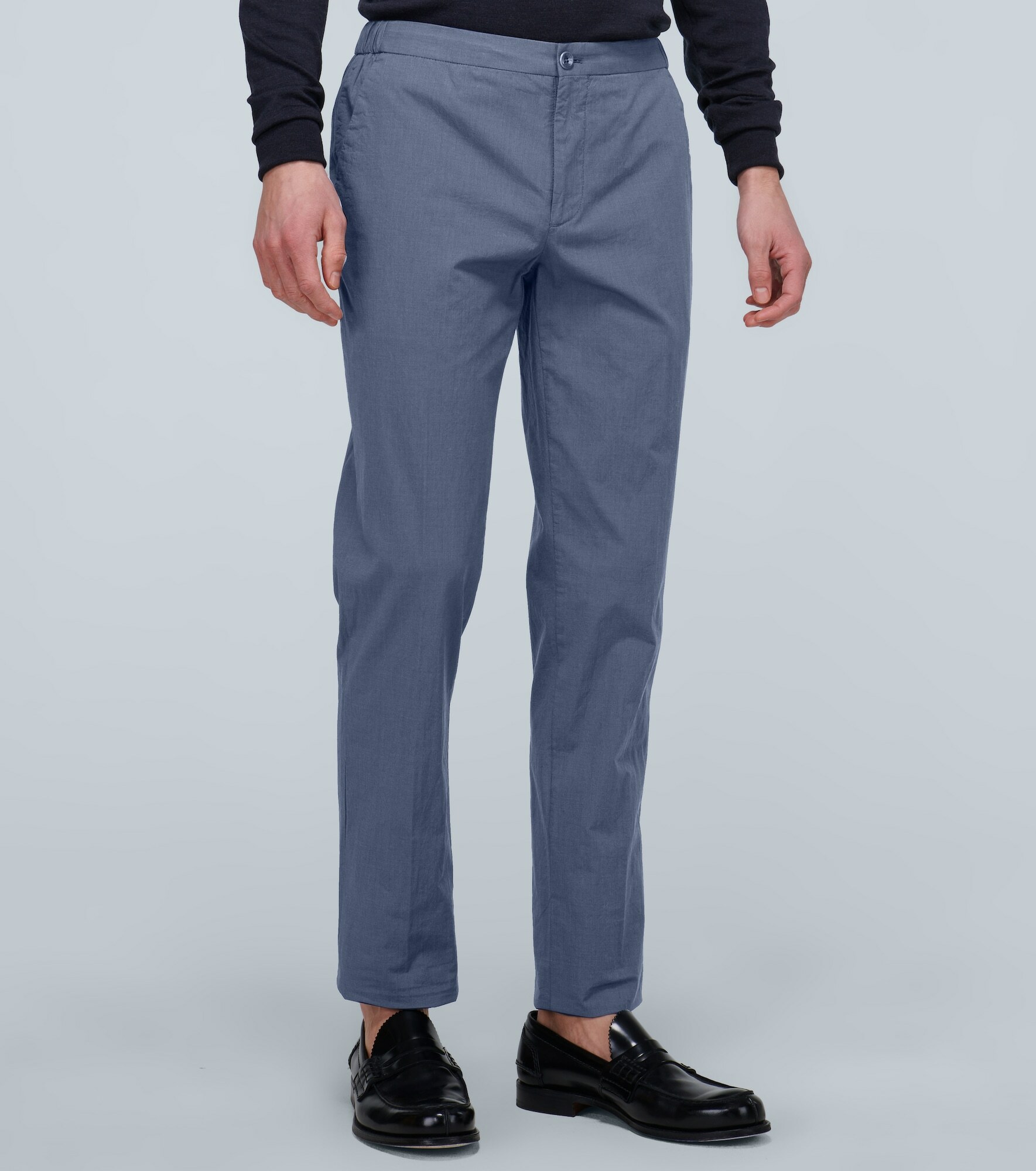 Incotex - Slim-fit checked cotton pants Incotex