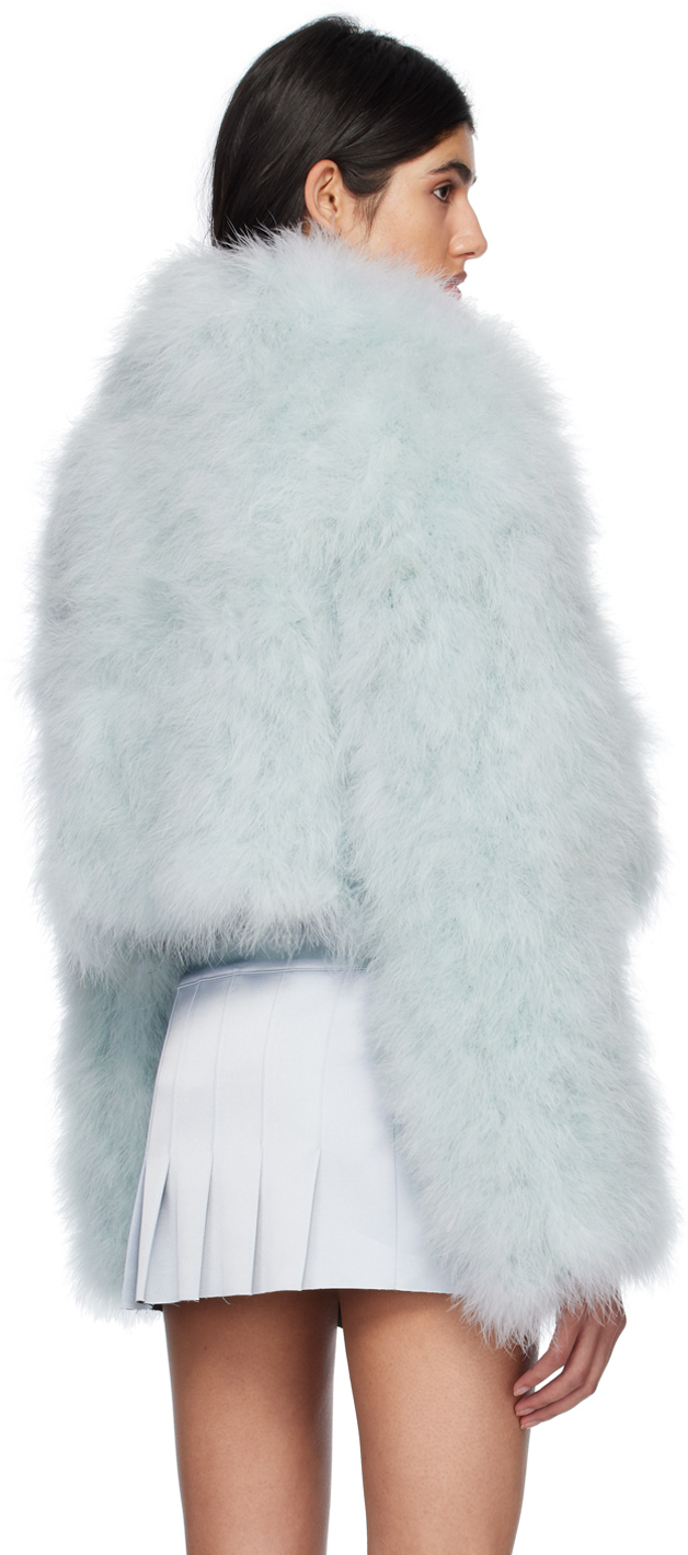 16Arlington Blue Circle Feather Coat 16Arlington