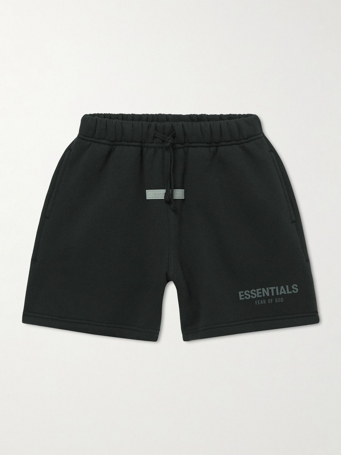Fear of God Essentials Kids - Logo-Print Cotton-Blend Jersey Drawstring ...