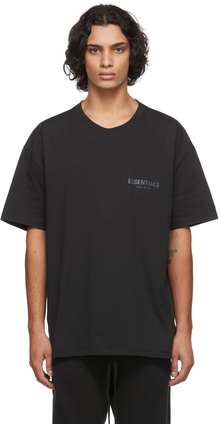 Essentials Black Jersey T-Shirt Essentials