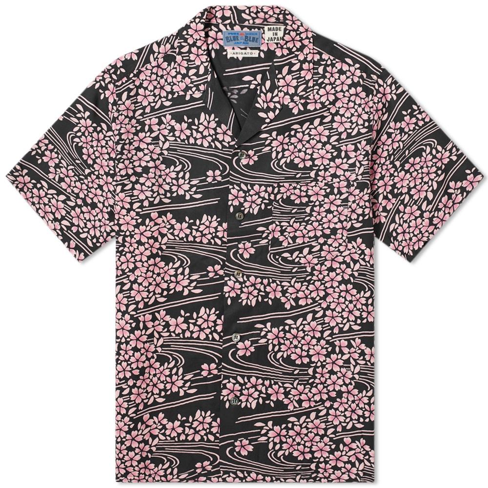 Blue Blue Japan Yamazakura & Ryusui Vacation Shirt Blue Blue Japan