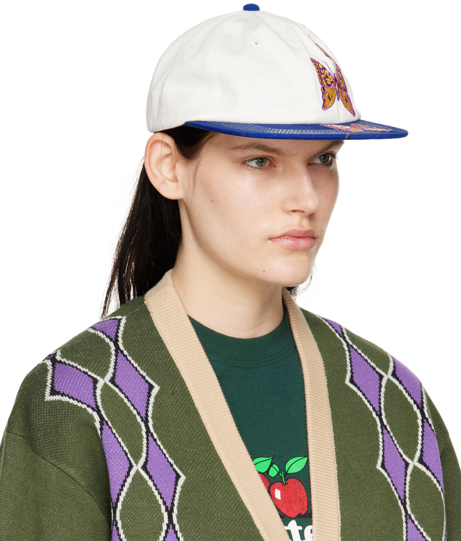 Butter Goods White & Blue Butterfly Cap Butter Goods