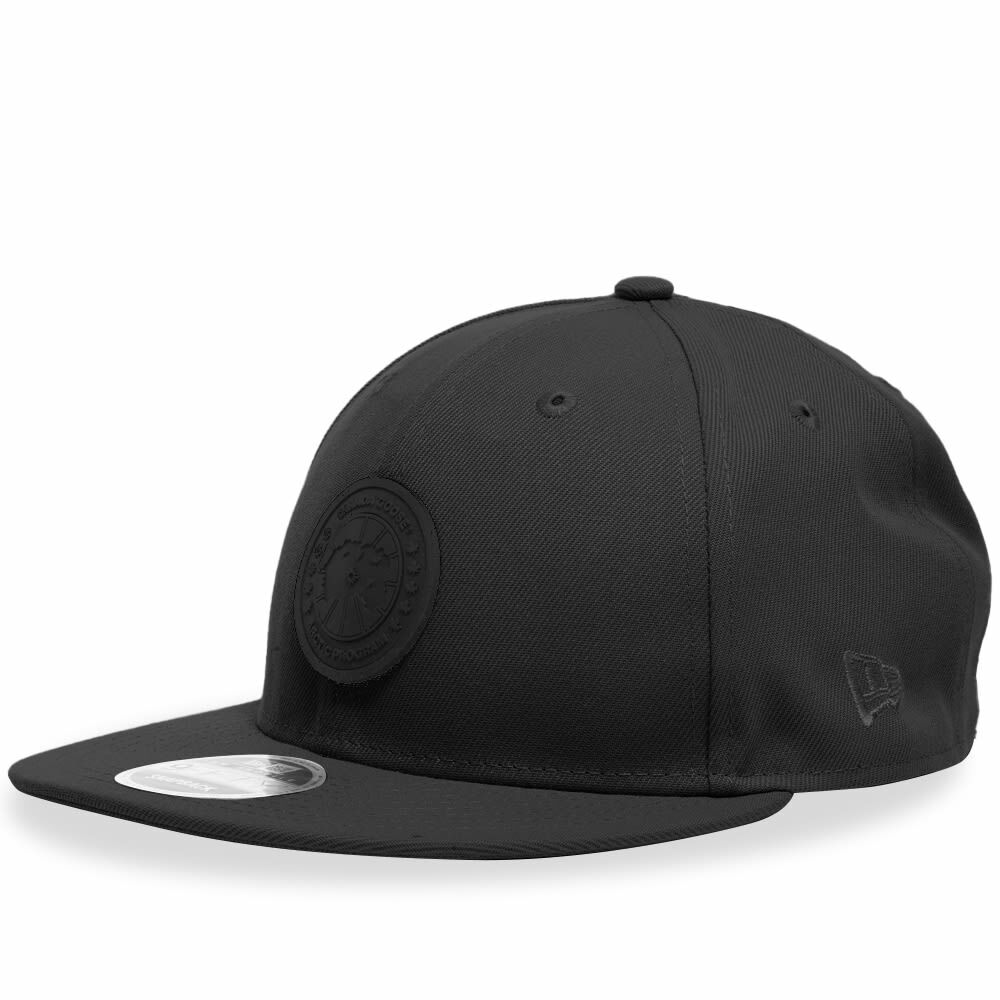 Canada Goose Men's Arctic Disc Snapback Cap in Black Canada Goose