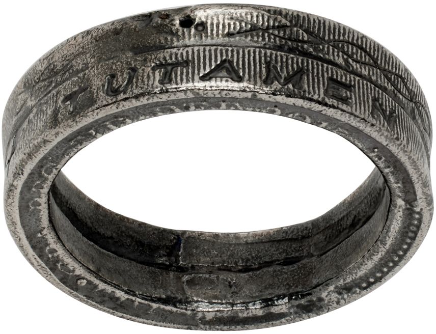 Our Legacy Gunmetal Coin Ring Our Legacy