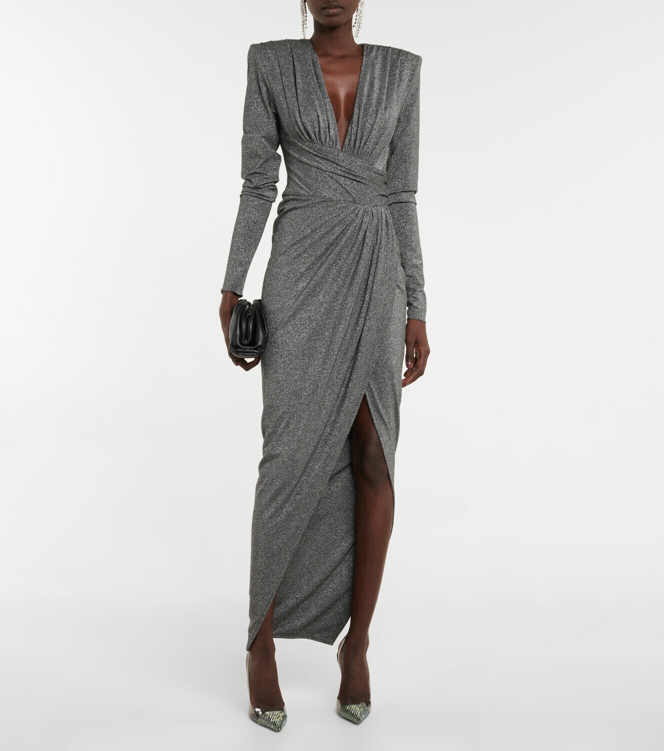 Alexandre Vauthier - Metallic ruched maxi dress Alexandre Vauthier