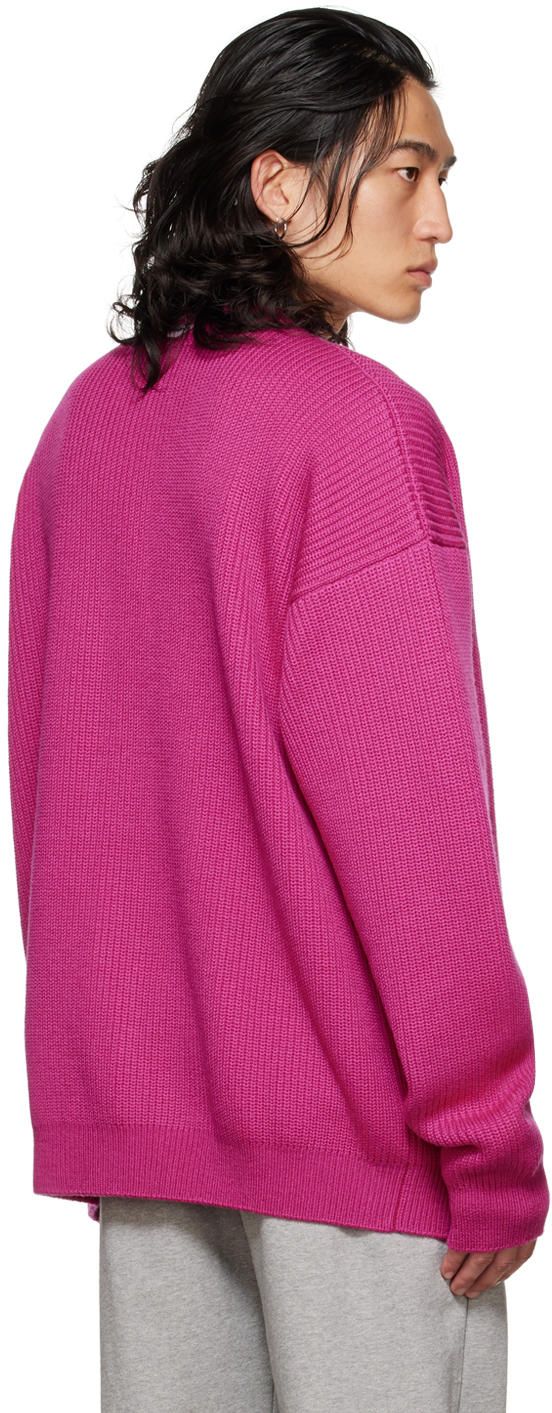 VETEMENTS Pink Button-Down Cardigan Vetements