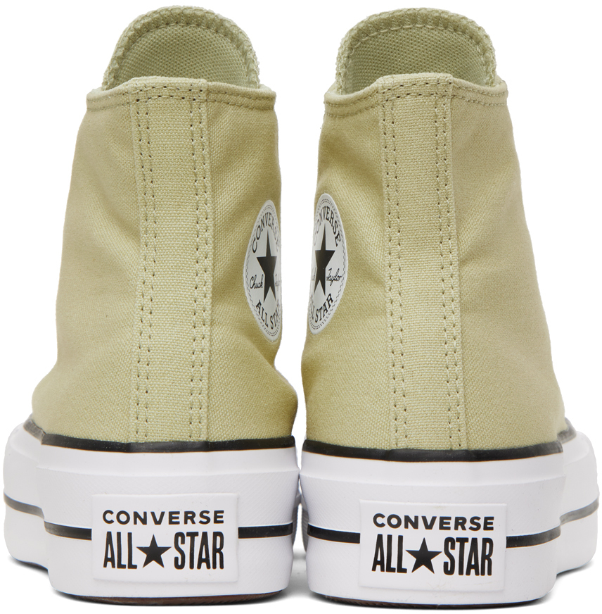 Converse Green CTAS Lift Hi Platform Sneakers Converse