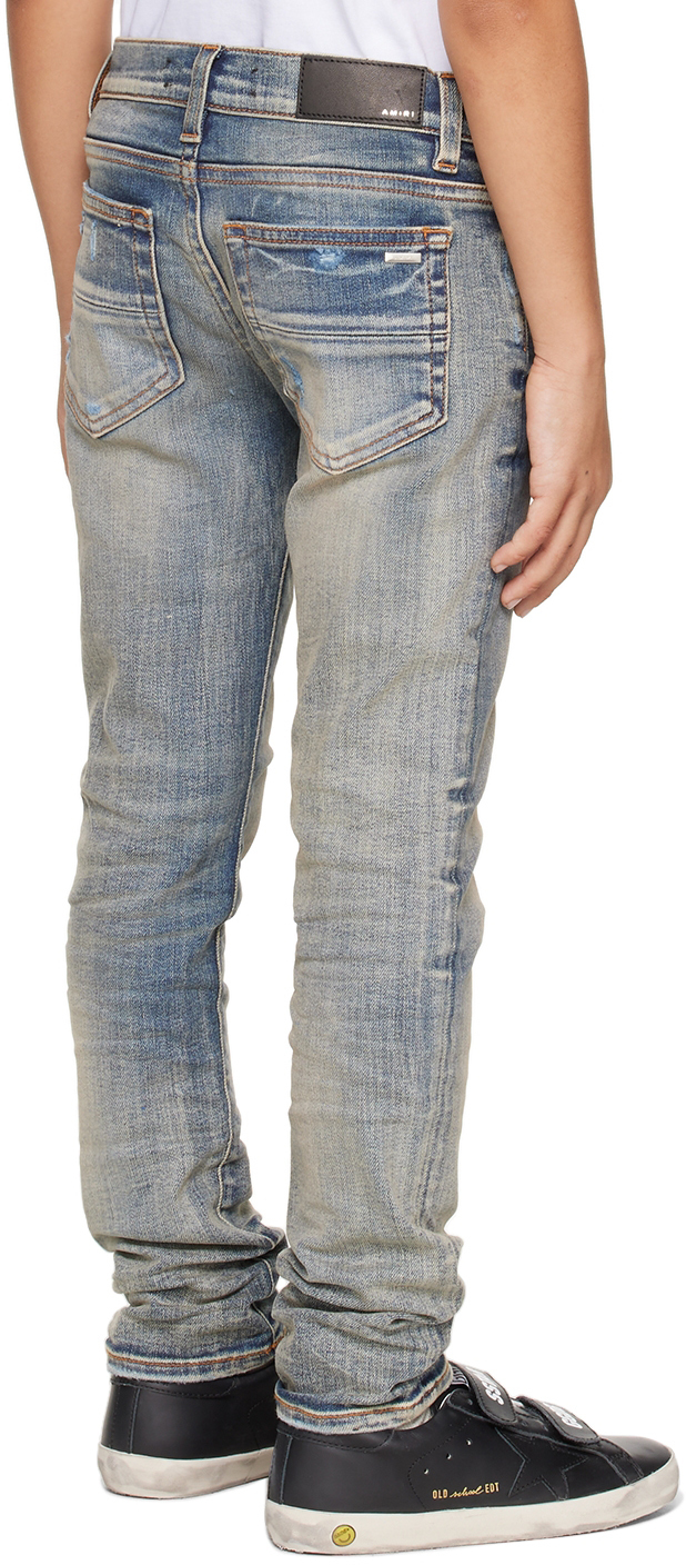 AMIRI Kids Blue Stack Jeans Amiri