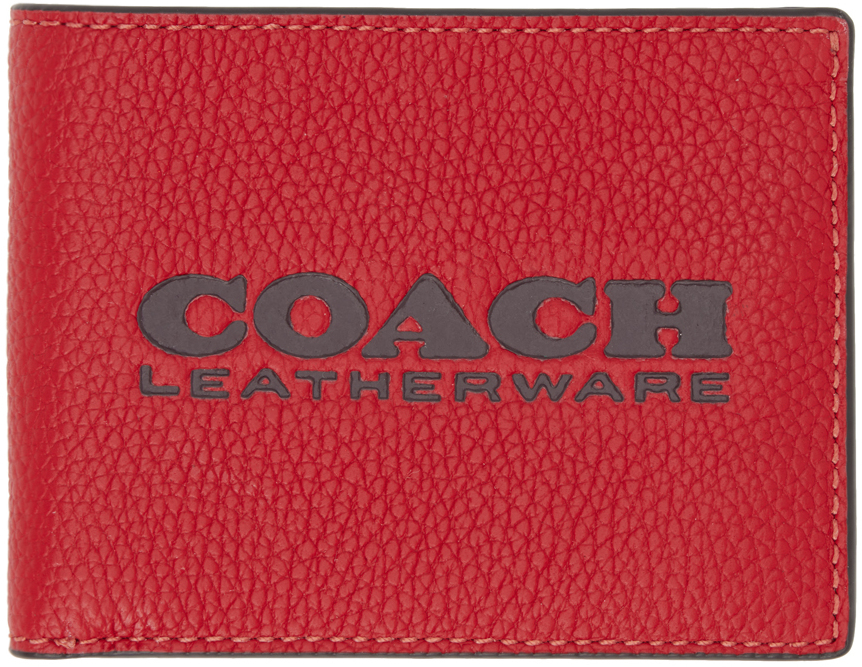 Coach 1941 Red Pebble Wallet Coach 1941