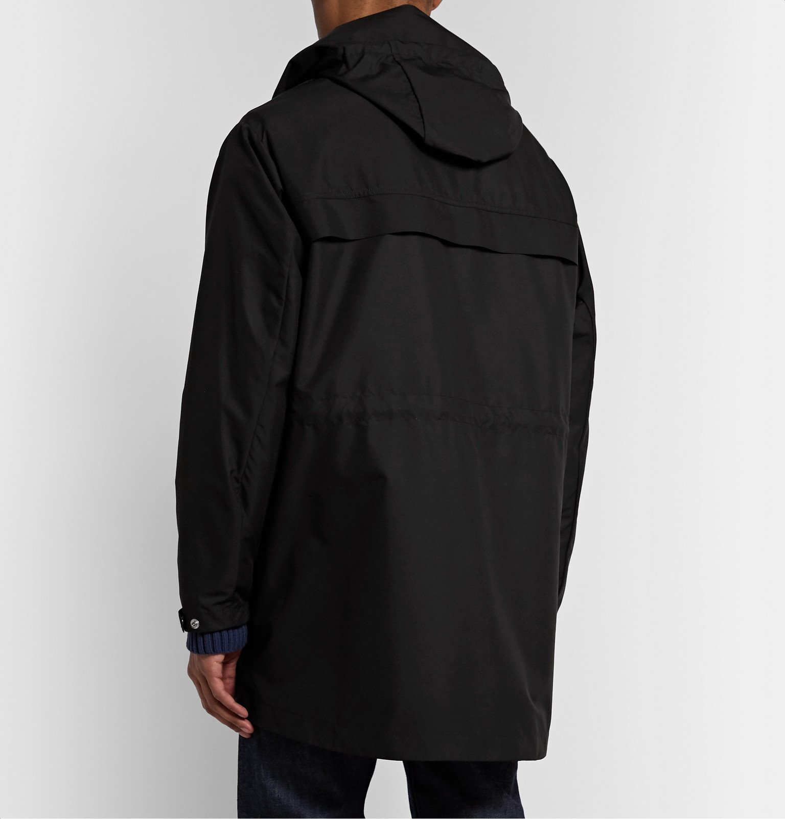 Moncler - Ildut Reflective-Trimmed Logo-Print Shell Hooded Jacket ...