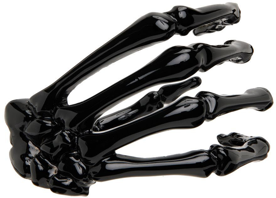 Raf Simons Black Skeleton Bracelet Raf Simons