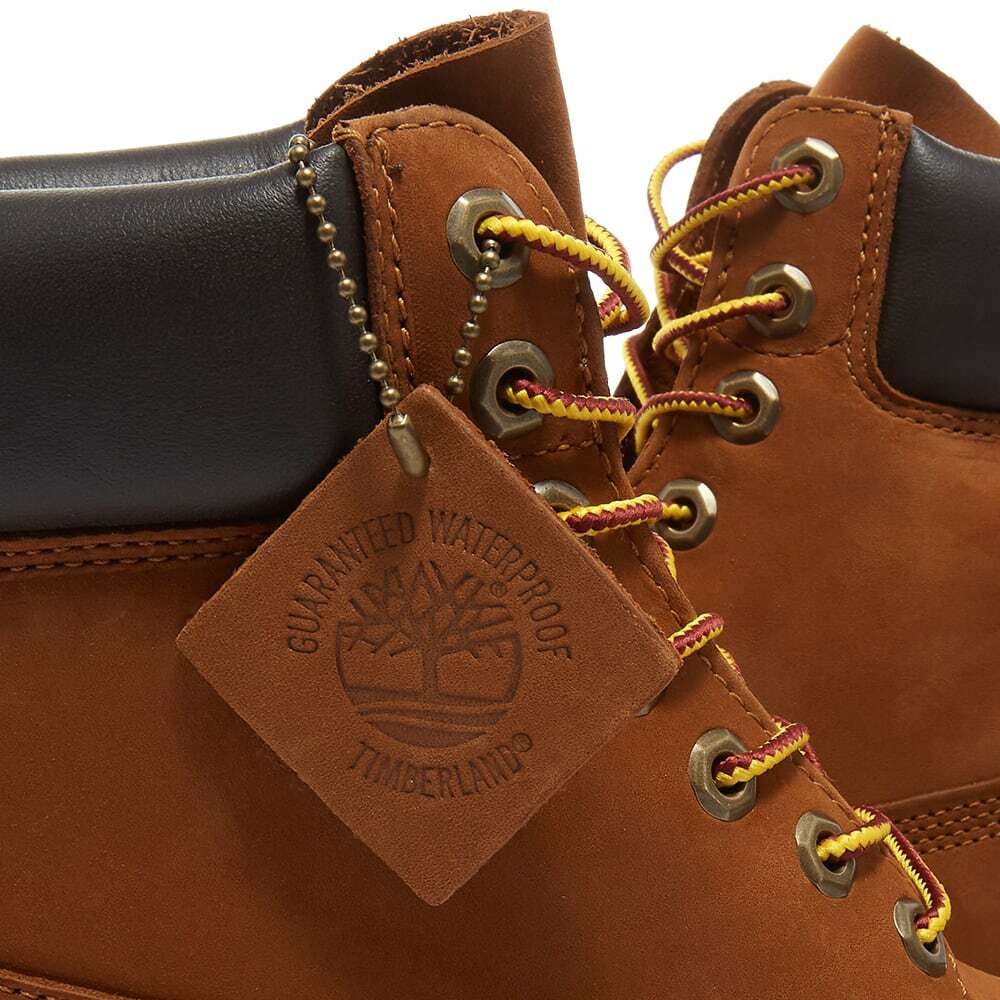 Timberland Men's 6" Premium Boot in Rust Nubuck Timberland