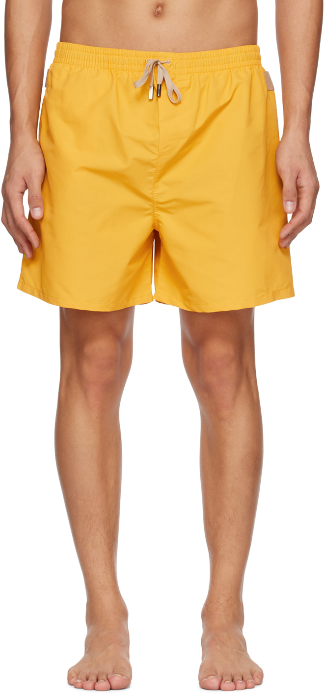 Jacquemus Yellow 'Le Maillot Praia' Swim Shorts Jacquemus