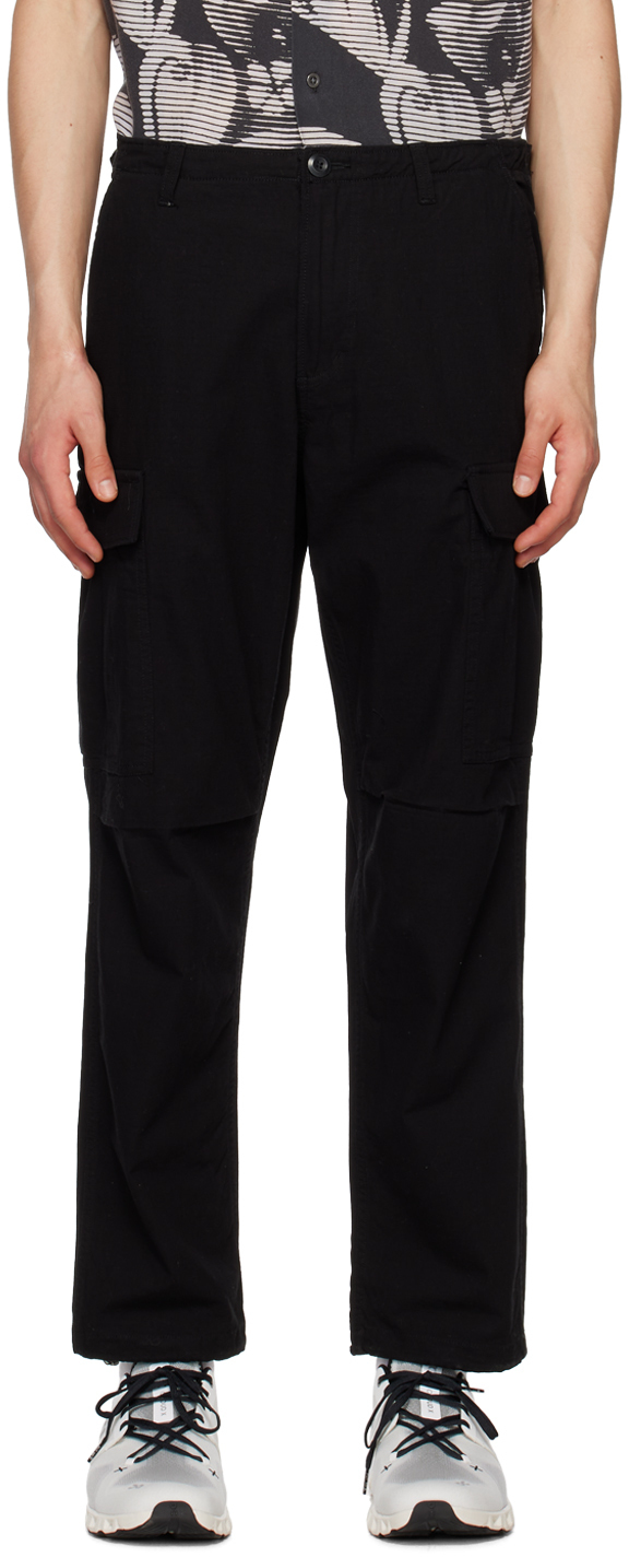 Corridor Black Pleated Cargo Pants Corridor