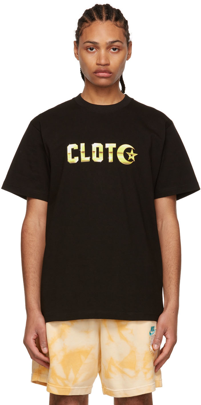 Clot Black Cotton T-Shirt CLOT