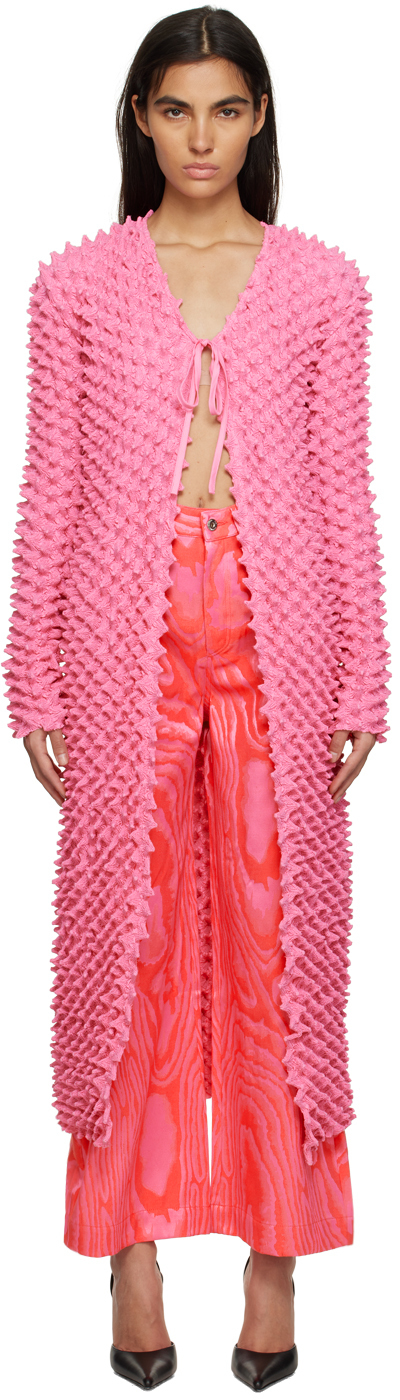 Marques Almeida Pink Spike Cardigan Marques Almeida