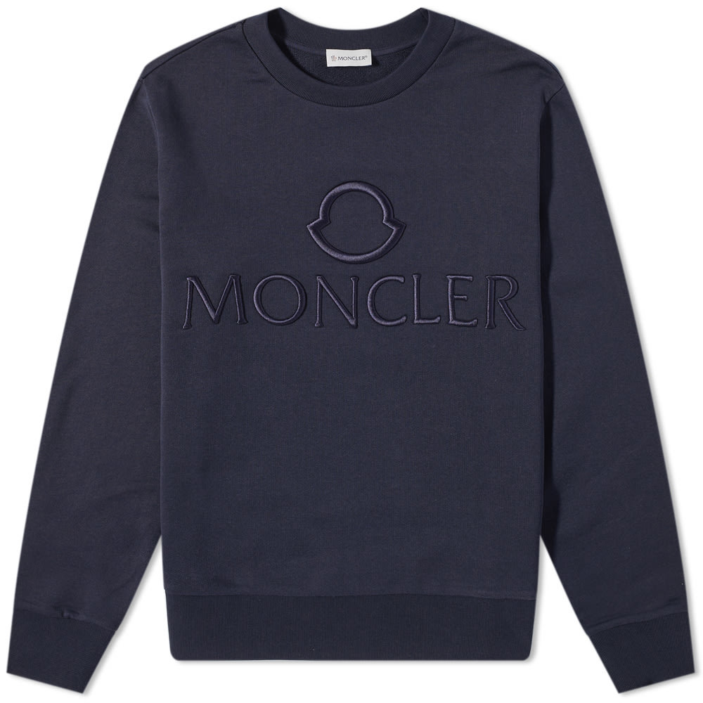 Moncler Tonal Logo Crew Sweat Moncler