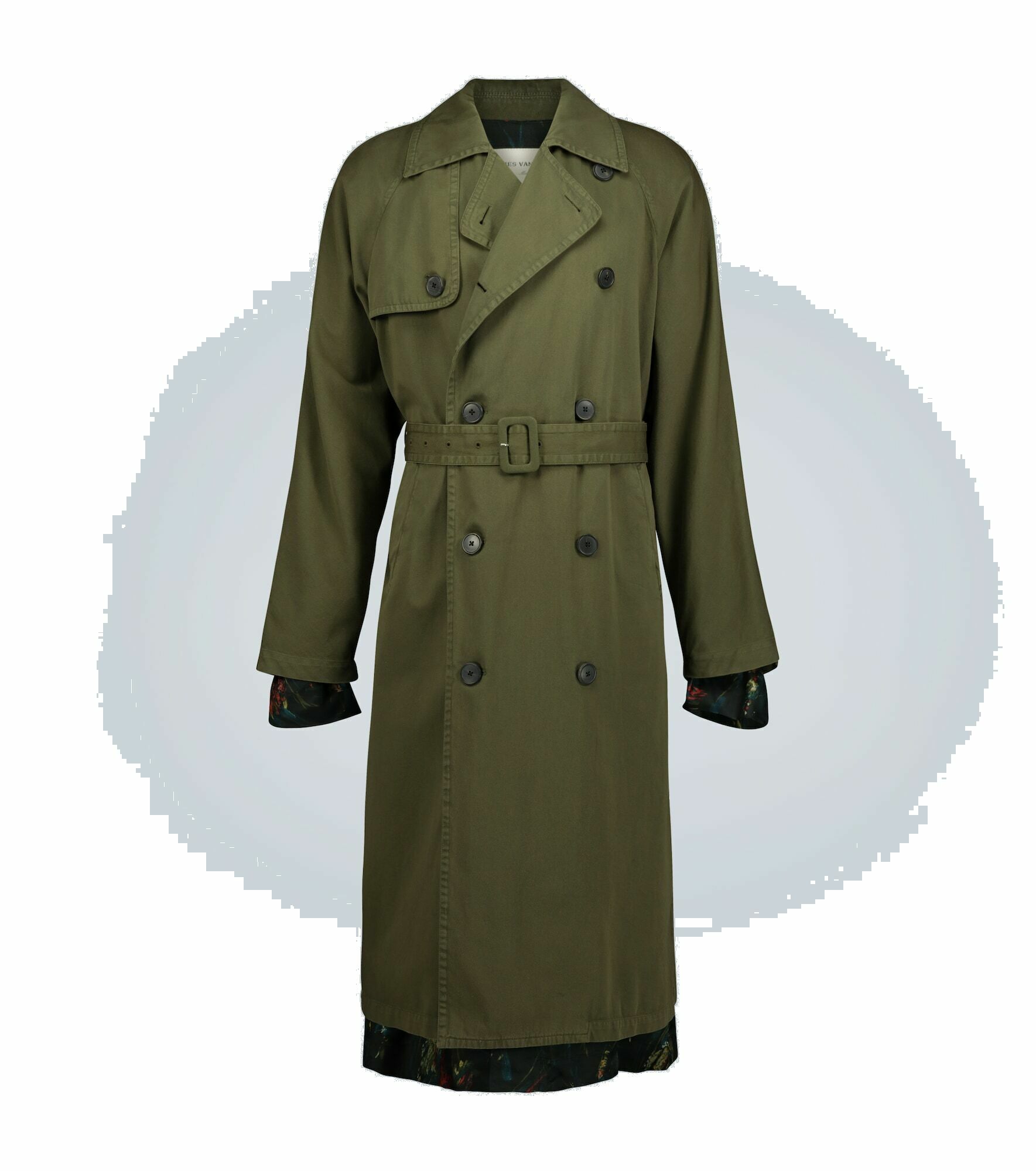 Dries Van Noten - Double-breasted cotton trench coat Dries Van Noten
