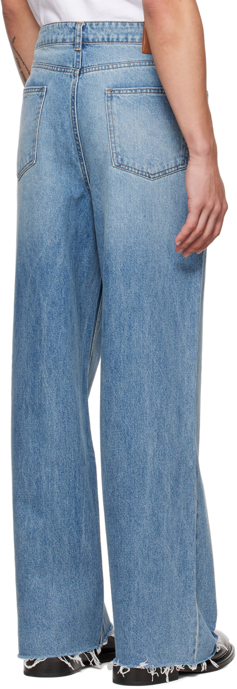 Recto Blue Low Rise Jeans Recto