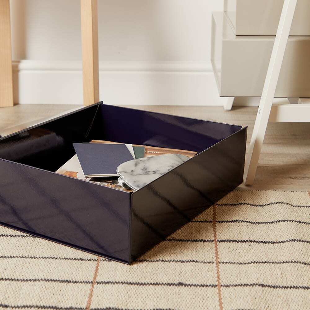 HAY Colour Storage Box - Large in Midnight Blue HAY