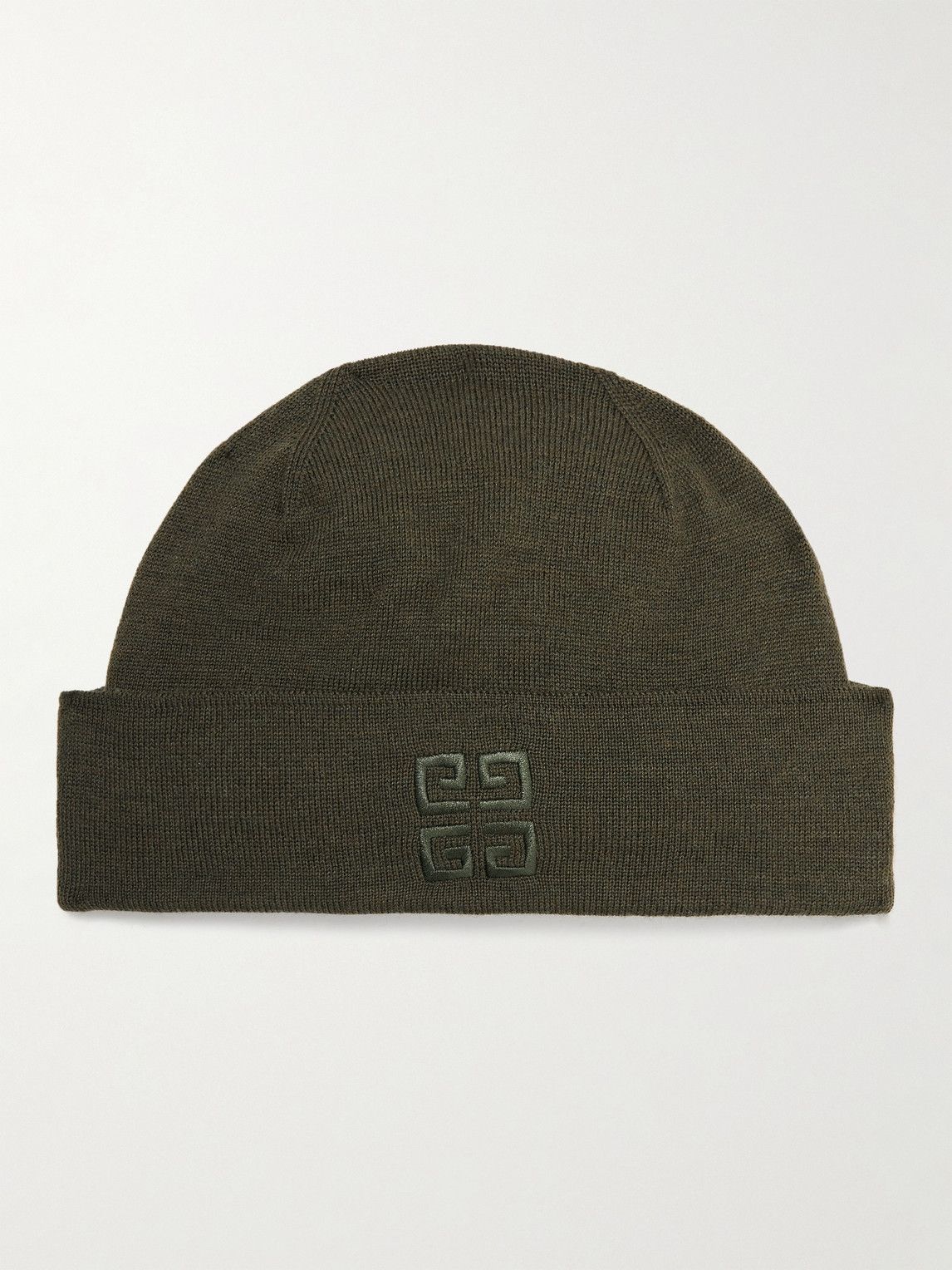 Givenchy - Logo-Embroidered Wool Beanie Givenchy