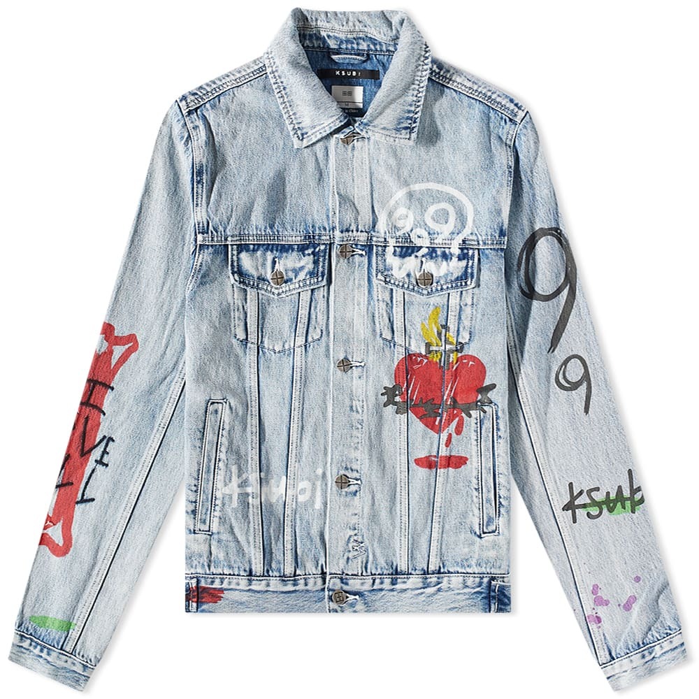 Ksubi Men's Classic Juice Trip Jacket in Denim Ksubi