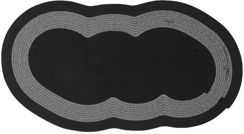 Ugly Rugly Black & White Goth Utility Rug Ugly Rugly