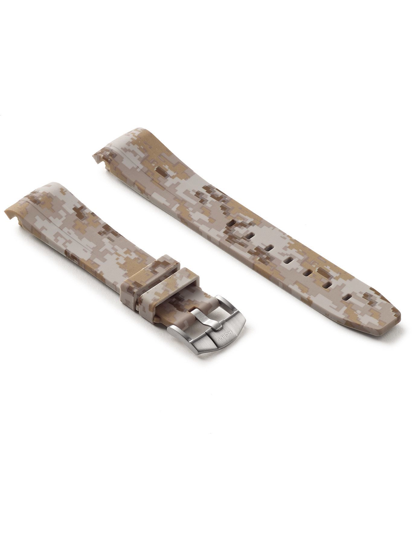 Horus Watch Straps - 20mm Rubber Integrated Watch Strap - Gray