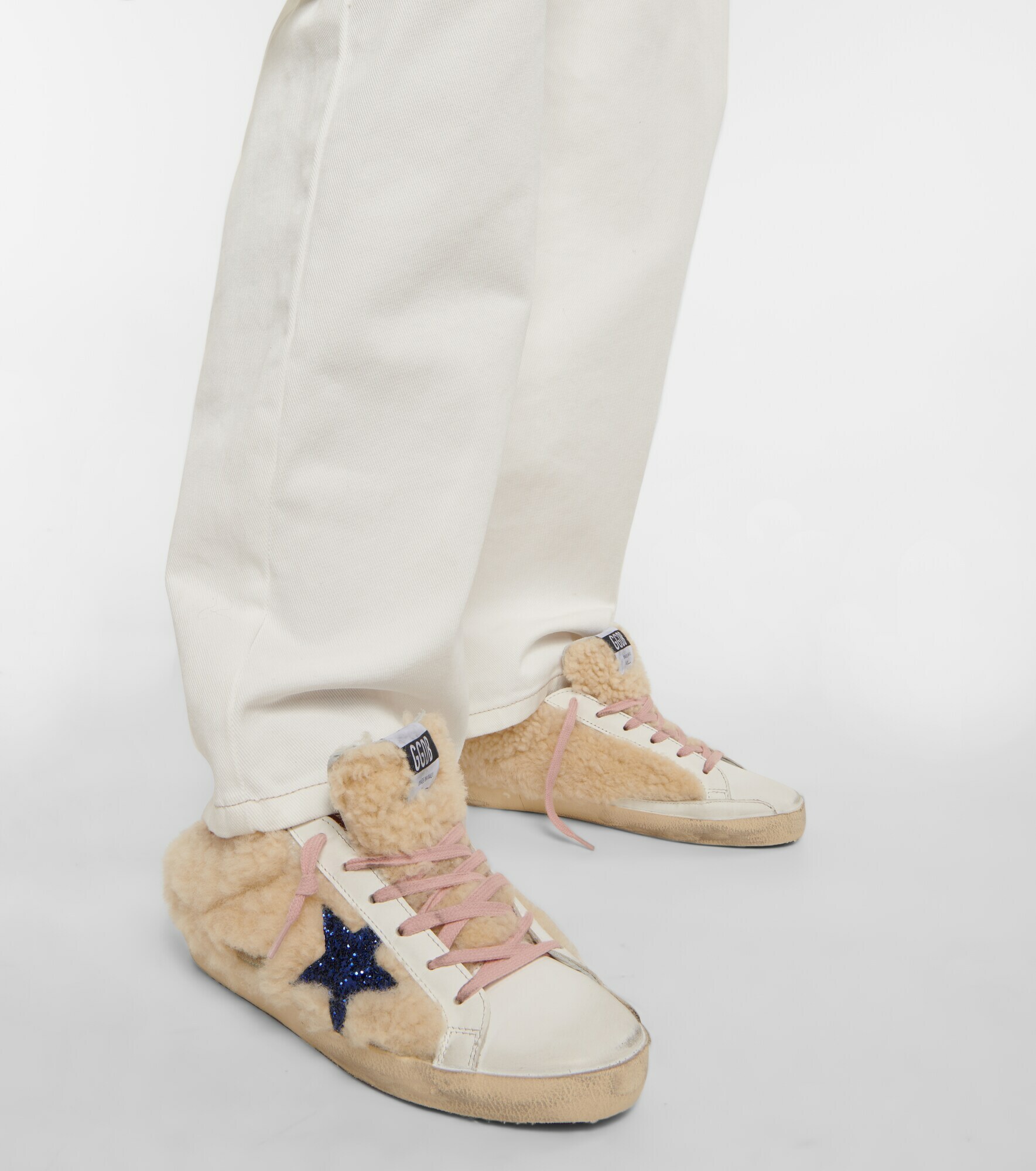 Golden Goose - Super-Star shearling-lined mules Golden Goose Deluxe Brand