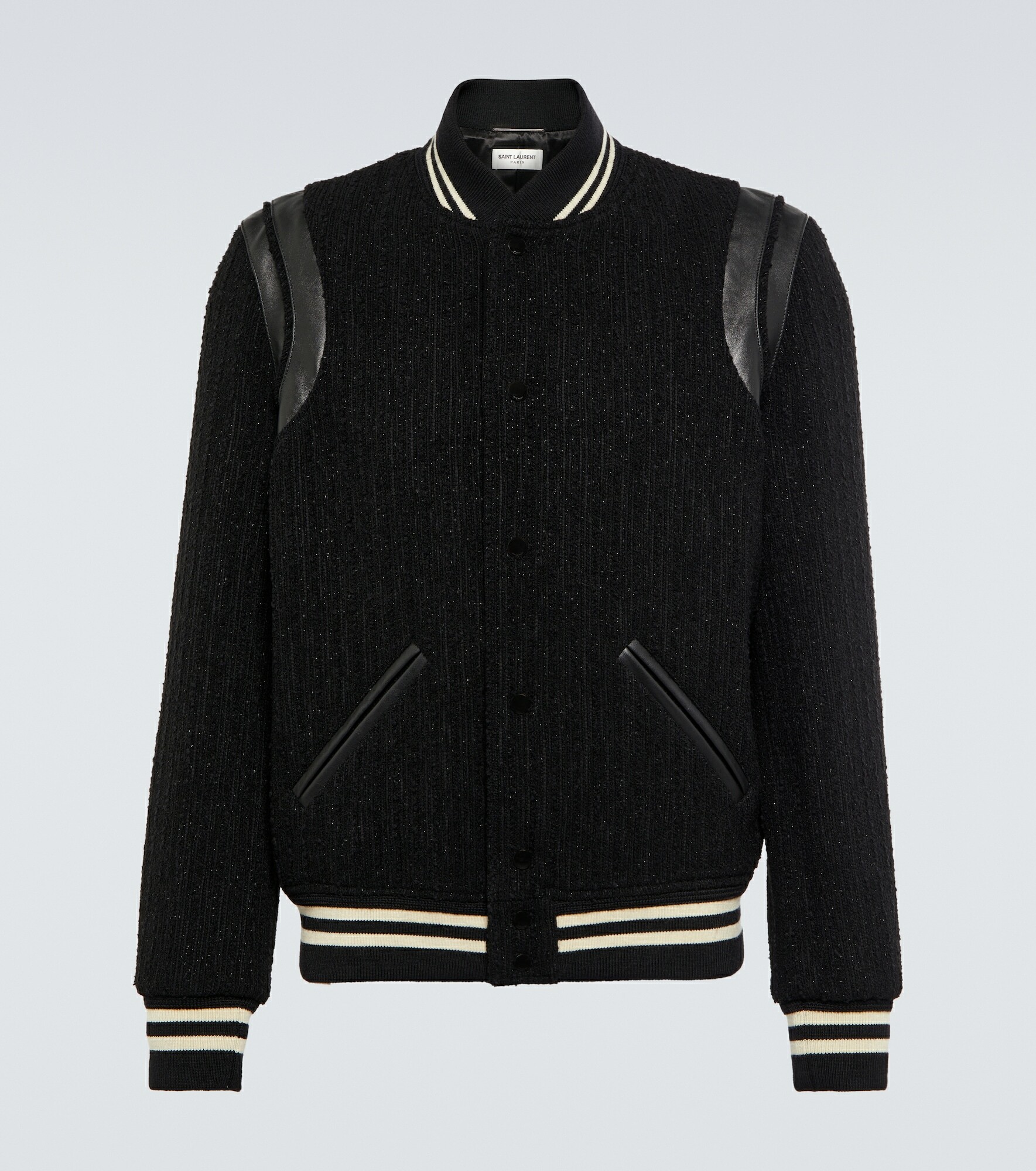 Saint Laurent - Teddy wool-blend varsity jacket Saint Laurent