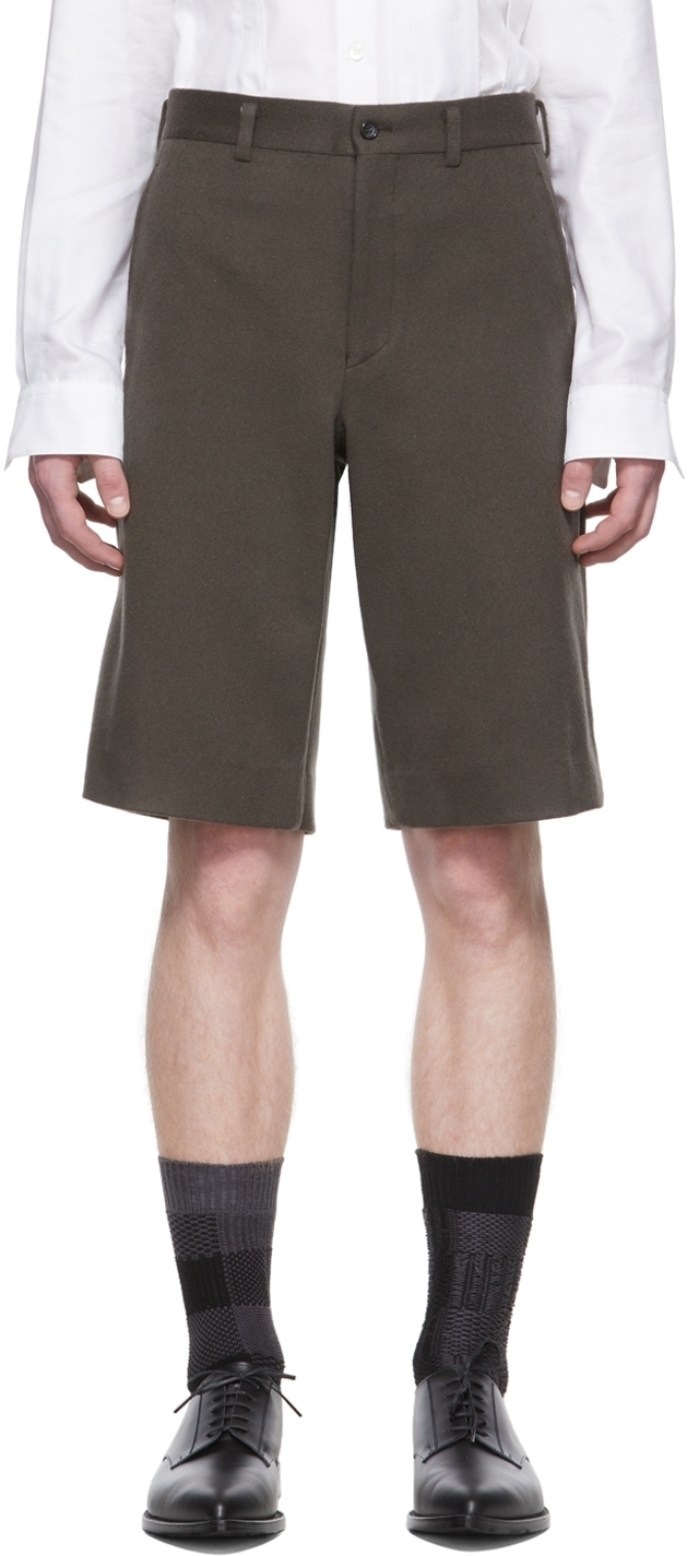 Comme des Garçons Homme Plus Grey Wool Shorts Comme des Garcons Homme Plus