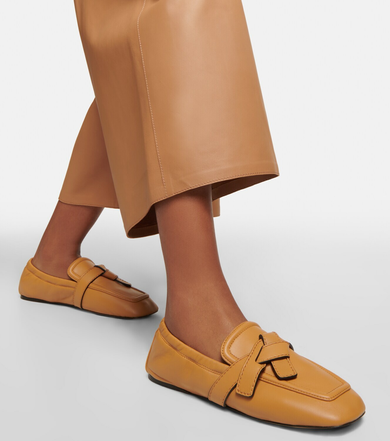 Loewe - Gate leather loafers Loewe